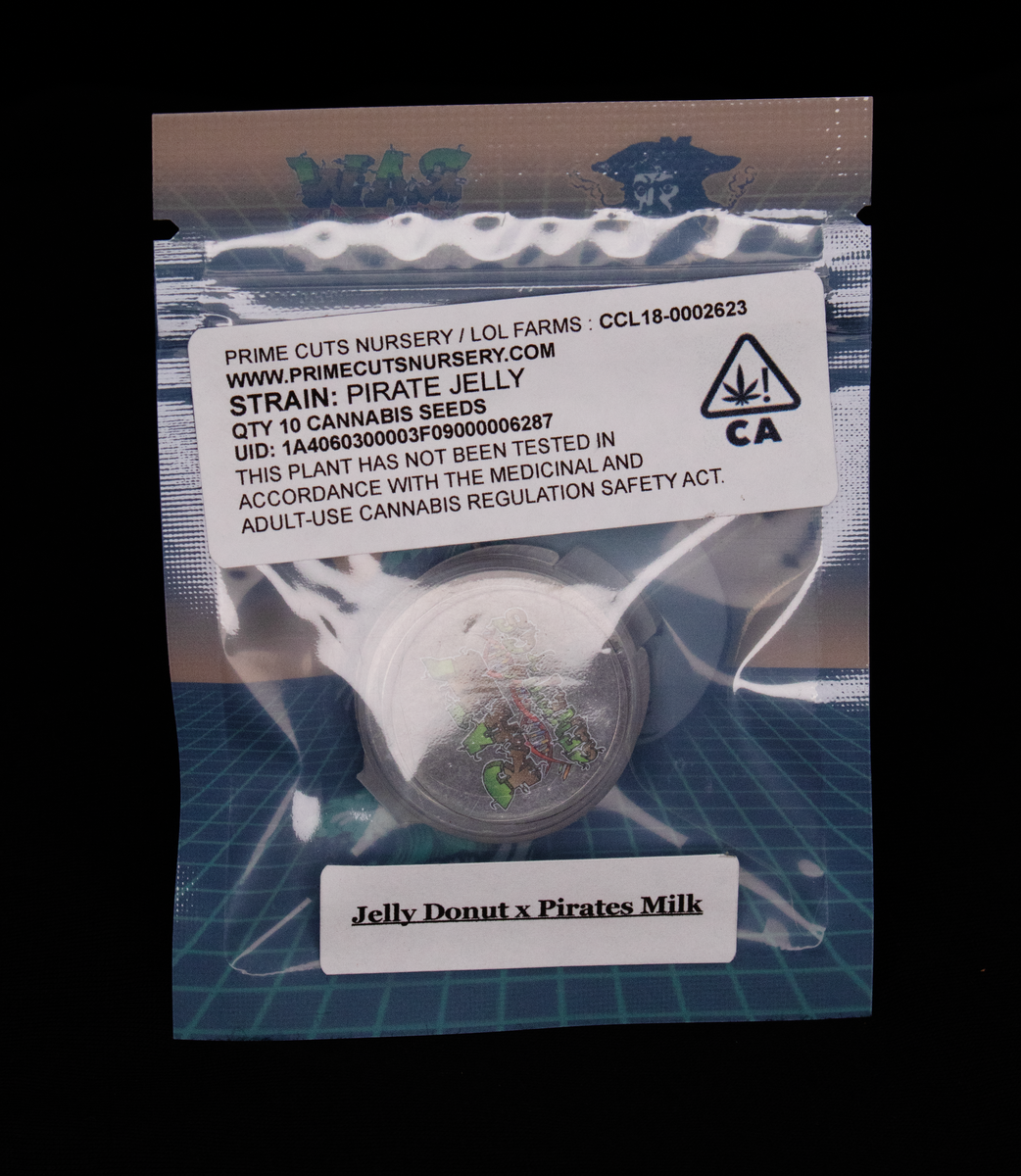 Pirate Jelly Cannabis Seeds - Tiki Madman Genetics x Raw Genetics ...